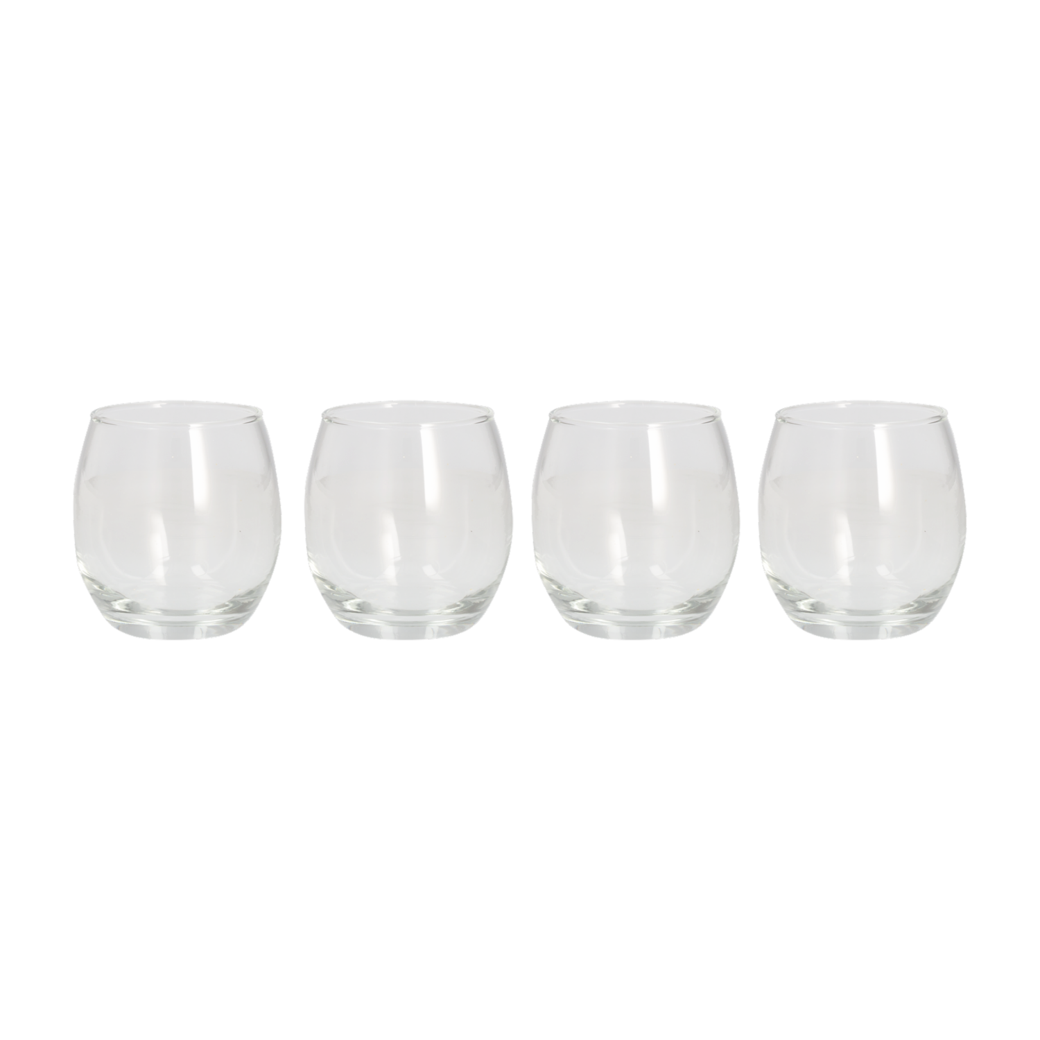 Set De Vasos Mikonos Rocks 4X350 Ml CRISTAR 0453EL4HE - Megamaxi